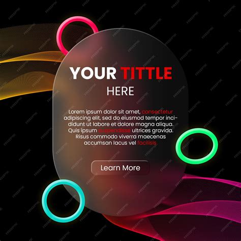 Premium Psd Glassmorphism Ui Design