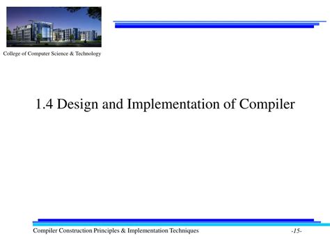 PPT Compiler Construction Principles Implementation Techniques PowerPoint Presentation ID