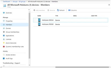 How Can I Create Dynamic Groups For Different Hololens Devices In Microsoft Intune Just