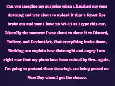Vore Day Delay [mini Rant Vent] By Devonjpuff On Deviantart