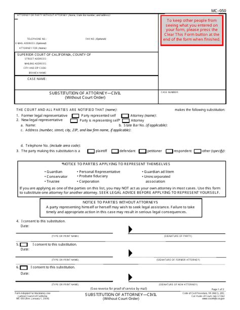 Mc 030 Form Example Form Example Download