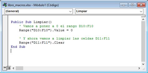 Curso Gratis De Excel AulaClic Ejercicio Crear Una Macro Manualmente