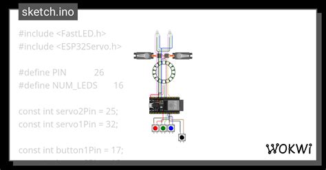 RoboOwl Wokwi ESP STM Arduino Simulator