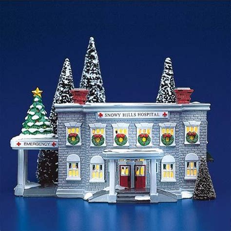 Snowy Hills Hospital Christmas Tree Village Christmas Village
