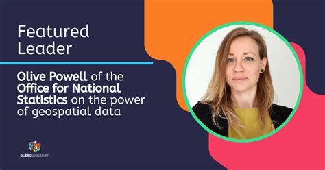 olive powell of ons on the power of geospatial data