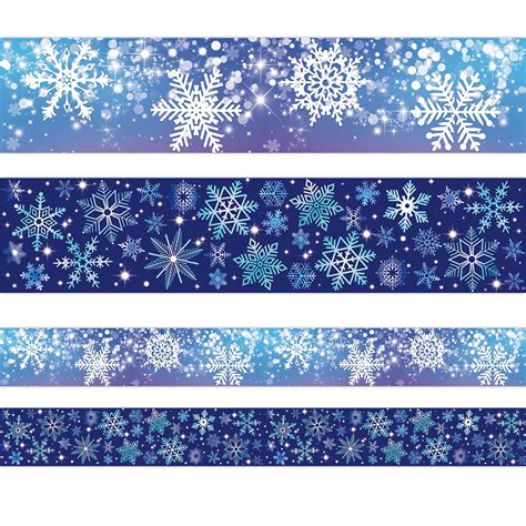 Free Printable Snowflake Border Free Printable