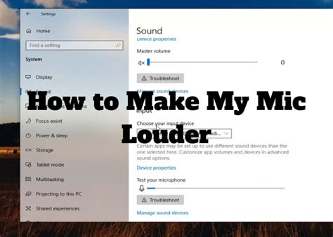 How To Make Your Pc Mic Louder At Natasha Groom Blog
