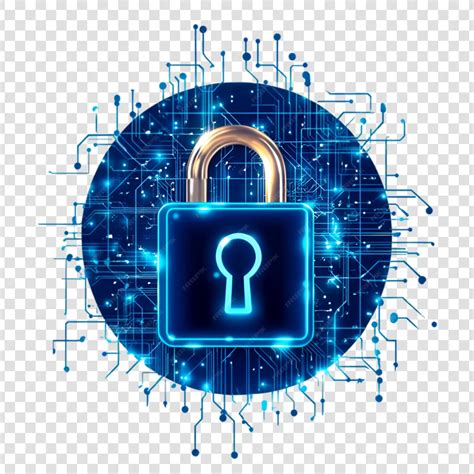 Cybersecurity Digital Lock Protection Secure Data Network Premium Ai Generated Psd