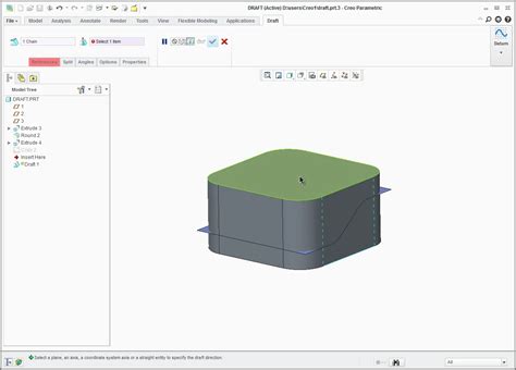 How To Create Draft With Creo Parametric 10 3th Ptc Community