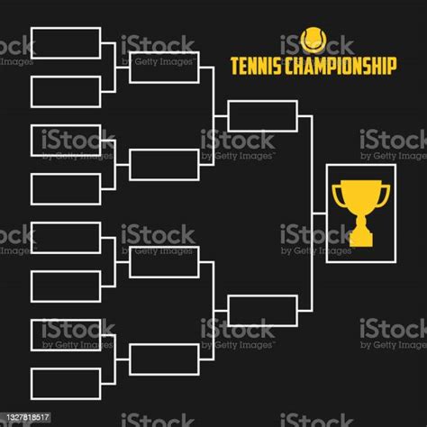 토너먼트 브래킷 트로피 컵 테니스 챔피언십 계획 스포츠 벡터 8에 대한 스톡 벡터 아트 및 기타 이미지 8 Championship Elimination Round
