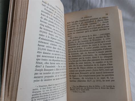 Napoleon Et Son Historien M Thiers Von Jules Barni Bon Demi Cuir