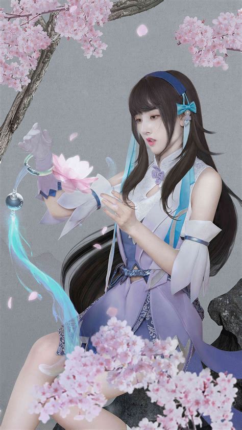 宋祖儿《王者荣耀·西施》盘子女人坊古装写真