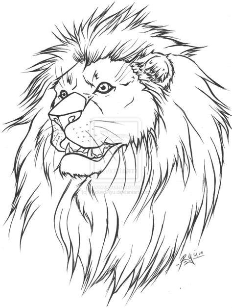Line Art Tattoos Line Drawing Tattoos Lion Tattoo Design Line Art