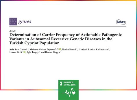 Determination Of Carrier Frequency Of Actionable Pathogenic Variants In