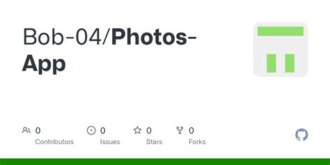 Github Bob 04photos App