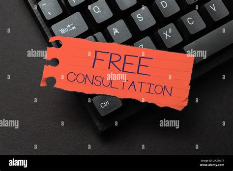 Text Caption Presenting Free Consultation Business Showcase A Meeting To Discuss Something Or