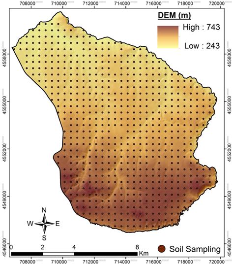 Soil Sampling Pattern In The Study Area Download Scientific Diagram