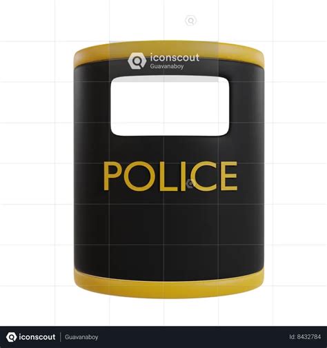 Obtén Escudo Policial 3d Icon De Por Descarga Gratuita En Crimen Y