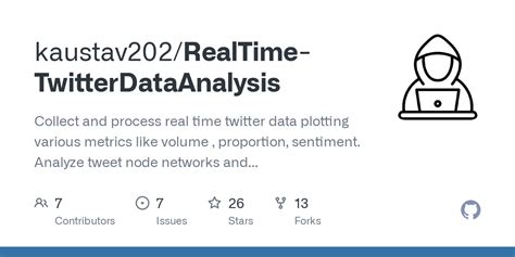 Github Kaustav Realtime Twitterdataanalysis Collect And Process Real Time Twitter Data