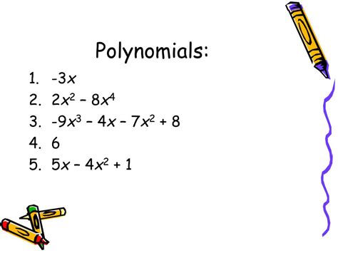 ppt 8 1 adding and subtracting polynomials powerpoint presentation