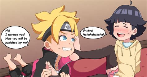 Foot Fetishism Himawari Hinatahyuga Boruto Vs Himawari Part 2 Pixiv