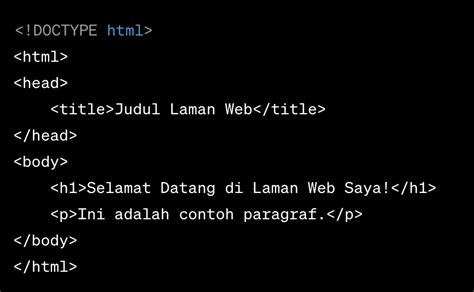 Pengenalan Ke Dunia Html Apa Itu Html Notordinaryblogger