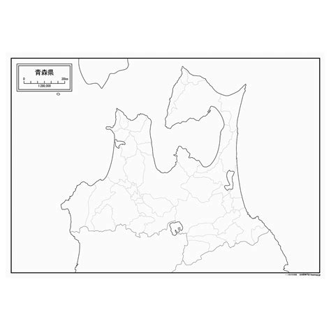 弘前市の紙の白地図について 白地図専門店
