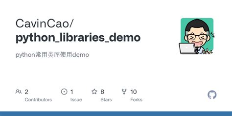 GitHub CavinCao python libraries demo python常用类库使用demo