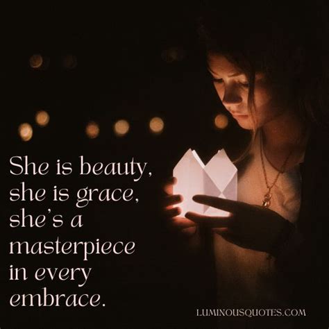 She Is Beauty She Is Grace Quote Luminousquotes
