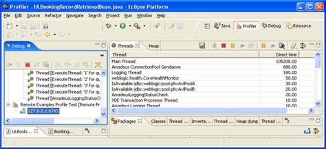 Code Analysis With The Eclipse Profiler Theserverside