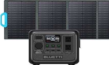 Amazon Com Bluetti Portable Power Station Ac A With Pv Solar Panel Wh Lifepo Battery