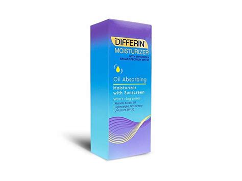 Differin Moisturizer With Sunscreen Spf 30 4 Fl Oz 118 Ml Ingredients And Reviews