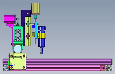 小型pcb板电路板数控三轴雕刻机 Step 模型图纸下载 懒石网