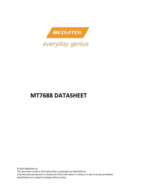 Mt7688 Datasheet V13 Pdf Computer Science Computer Data