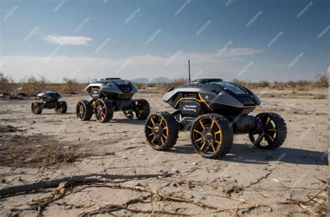 Premium Photo Autonomous Robots Exploring Rough Terrain