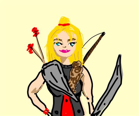 Warrior Barbie Drawception