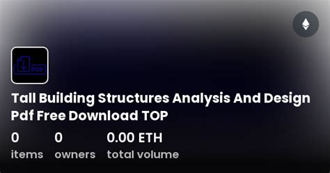 Tall Building Structures Analysis And Design Pdf Free Download Top Collection Opensea