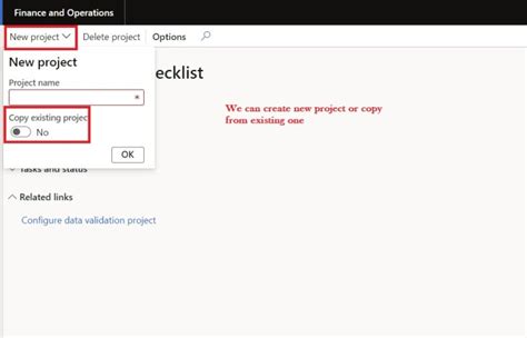 Data Validation Checklist Workspace In Microsoft Dynamics 365 Finance