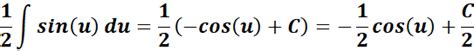 Integral Of Trigonometric Functions