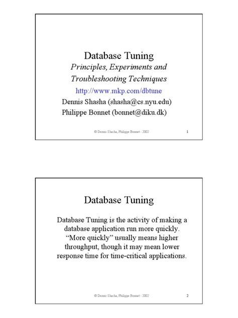 Dbtune Pdf Database Index Information Technology Management