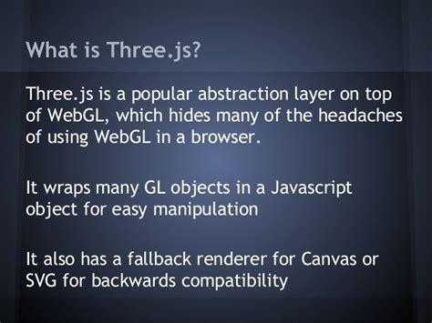 intro to three js