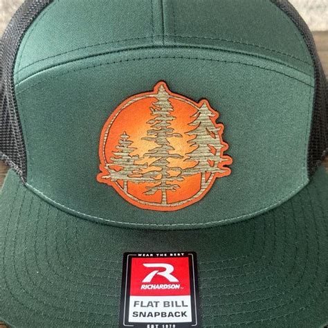 Woodhide© Tree Patch Hat Richardson 168 Trucker Cap With Sunburst