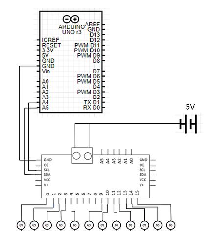Multiple Servos Connected To A Servo Driver Motors Mechanics Power And CNC Arduino Forum