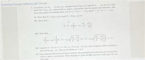 Solved Download Sample Midterm Pdf KB Points Chegg Com