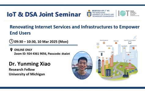 iot and dsa joint seminar renovating internet services and
