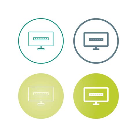 System Password Vector Icon 27823154 Vector Art At Vecteezy