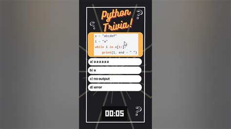 Python Trivia Loops 20 Coding Python Techcommunity Shorts Trending