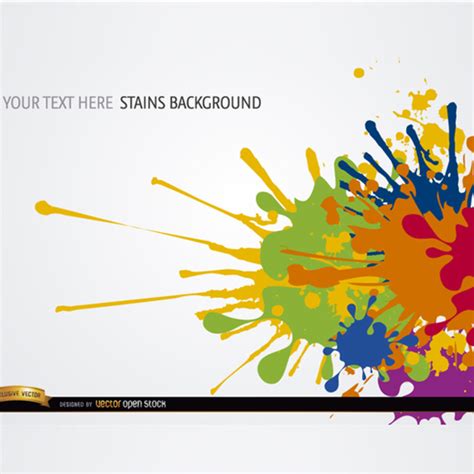 Vector Color Splatter Paint Background Design Vector Vrogue Co