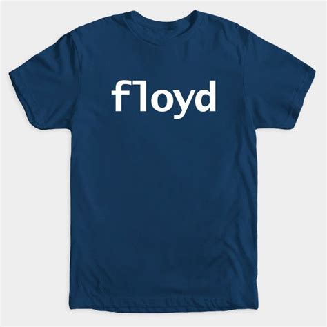 Floyd Minimal Typography White Text By Ellenhenryart