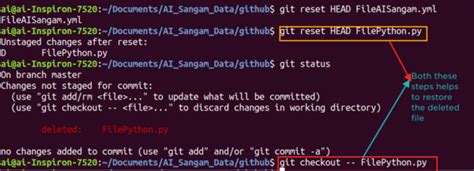 gitignore git diff checkout and reset head git part 2 ai sangam